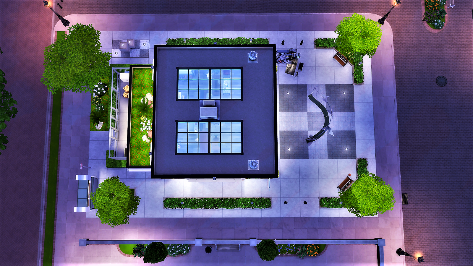 sim house design workshop: Sims 4 Music Store Rockers ----- 摇滚音乐店 (NO CC)