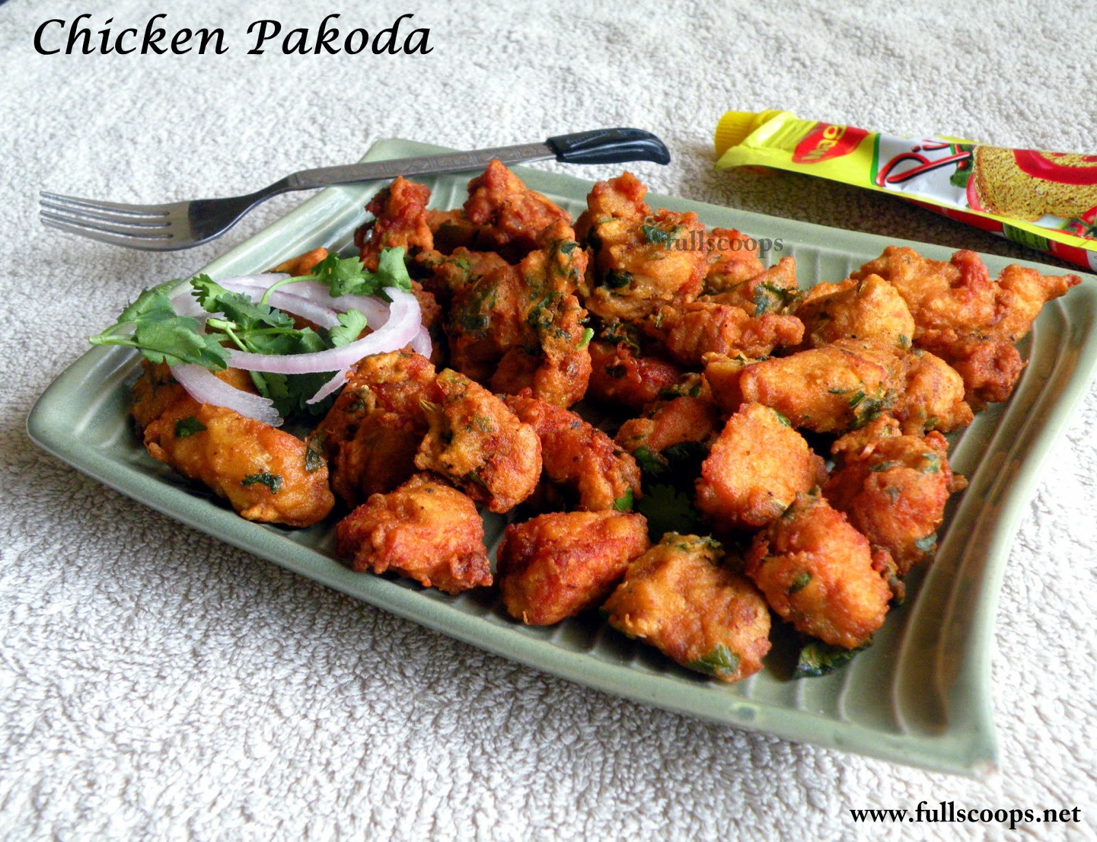 Chicken Pakoda / Pakora / Chicken Fritters ~ Full Scoops - A food blog ...