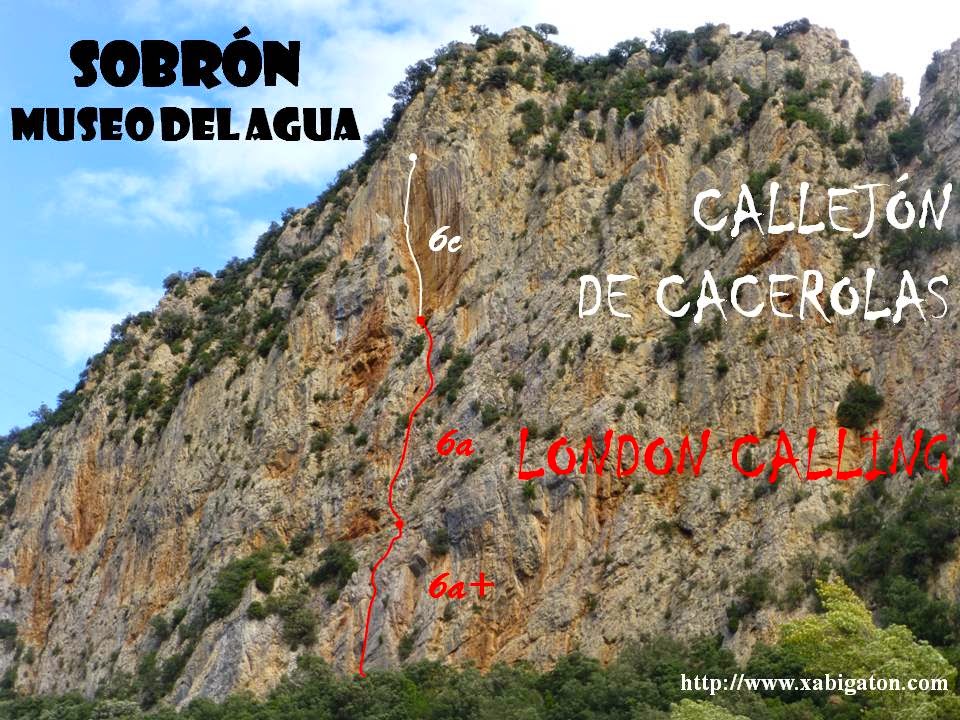 "HOKUS POKUS": Sobrón; Museo del Agua, London Calling (6a+) + Callejón ...