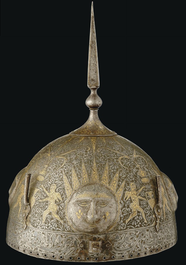 Traditional Persian Helmet of Qajar Era | Ancient armor, Persian ...
