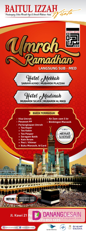 Contoh Desain Banner atau Spanduk Umroh & Haji Plus - Contoh Desain ...