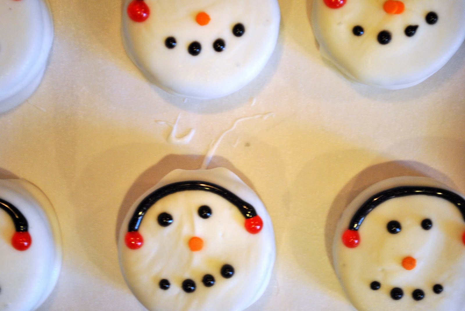 oreo snowmen..