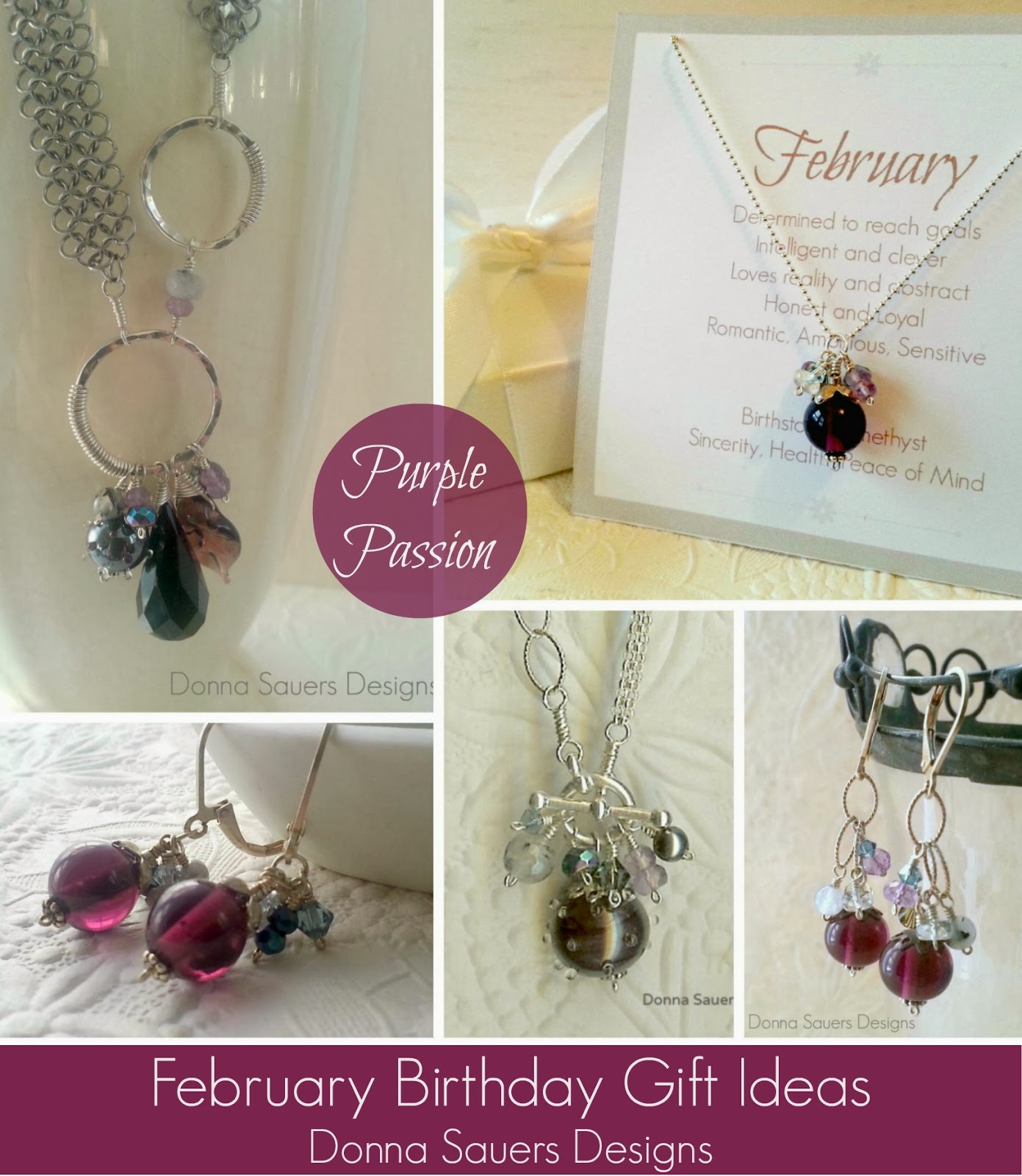 Donna Sauers Designs: Purple Passion - February Birthday Gift Ideas