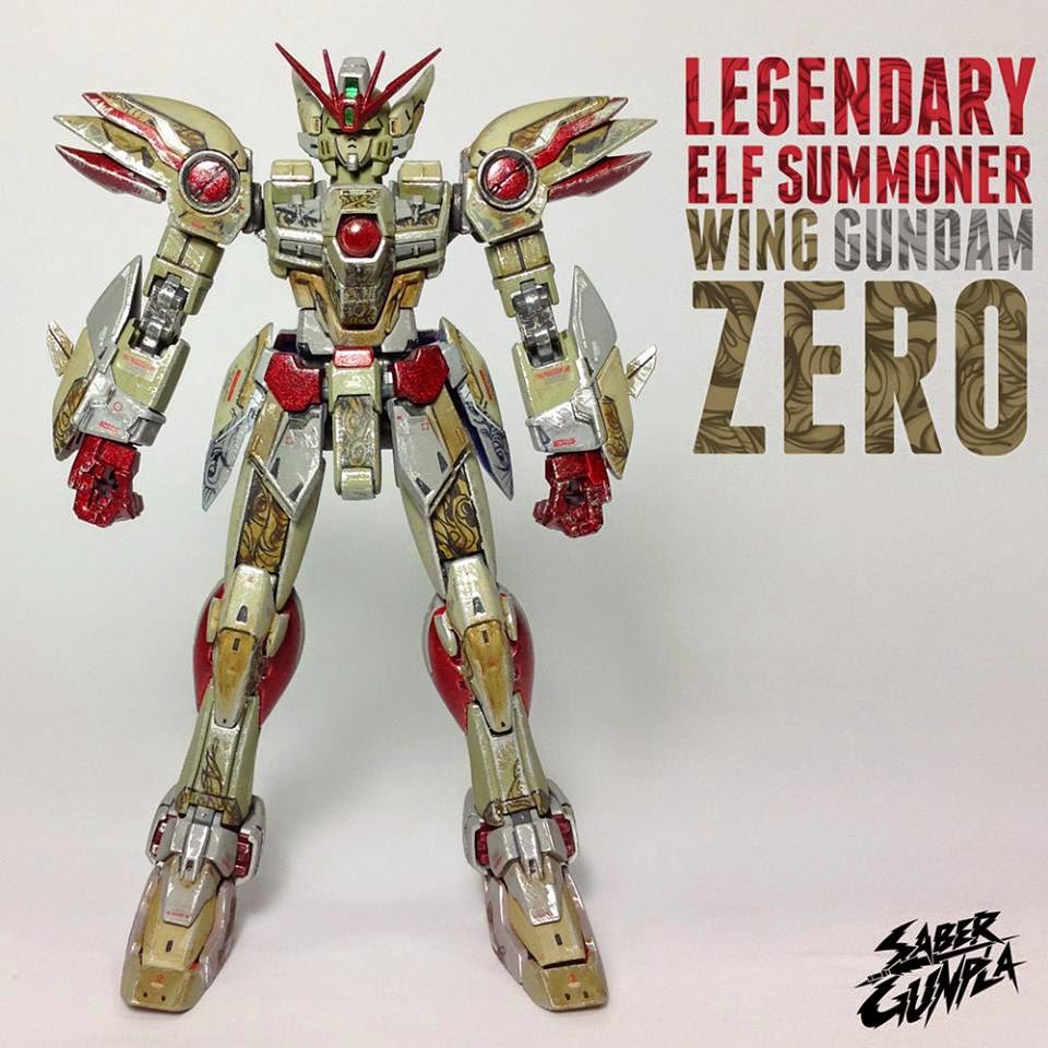 Custom Build: RG 1/144 Wing Gundam Zero Custom EW ver. "Legendary Elf ...
