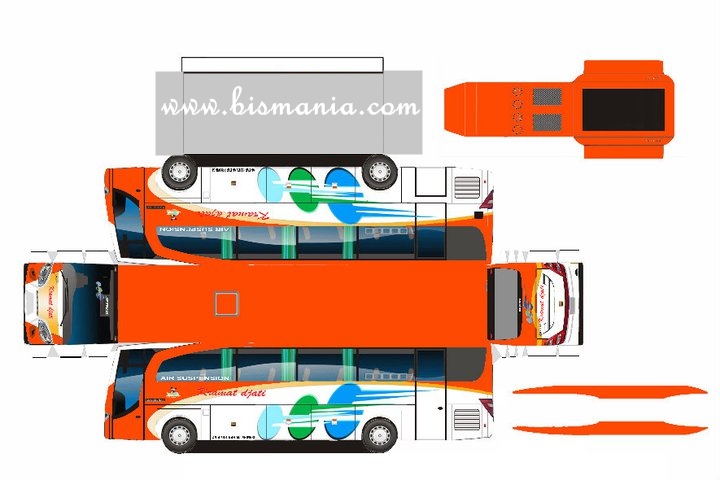 Papercraft Bus 2 ~ RAILFANS and BUSMANIA