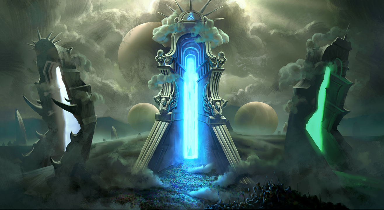 Finished up my first Baleful Realmgate today. Fun little project. : r ...