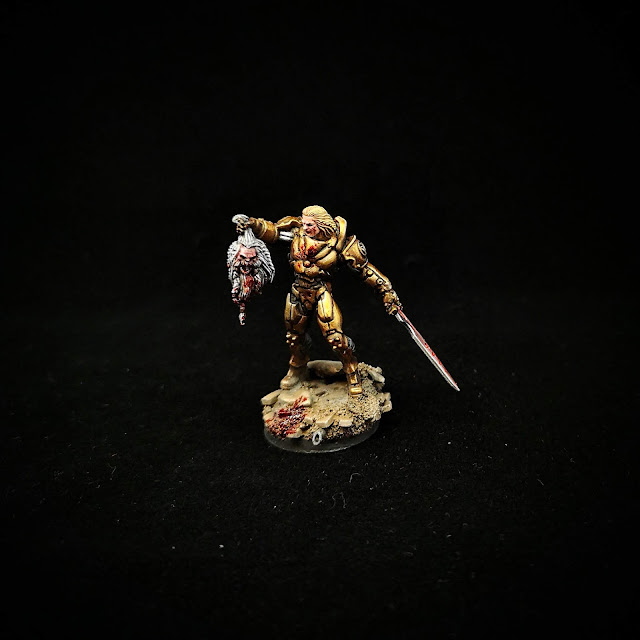 Infinity Aleph Steel Phalanx army painted in Gold TMM ready to rumble!