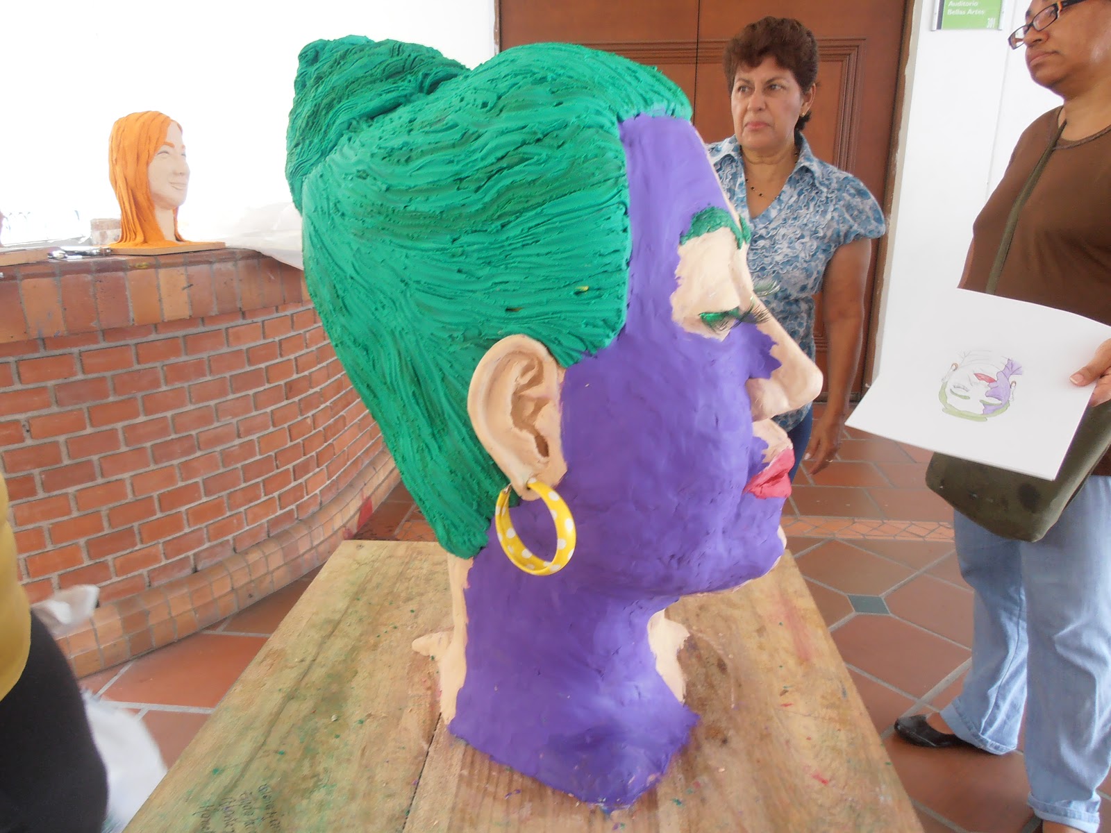 MODELADO: MODELADO DEL ROSTRO EN ARCILLA Y EN PLATILINA ESTILO ARTE POP