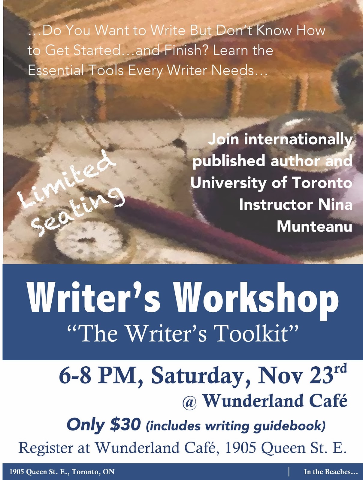 The Alien Next Door: The Writer's Toolkit Workshop with Nina Munteanu