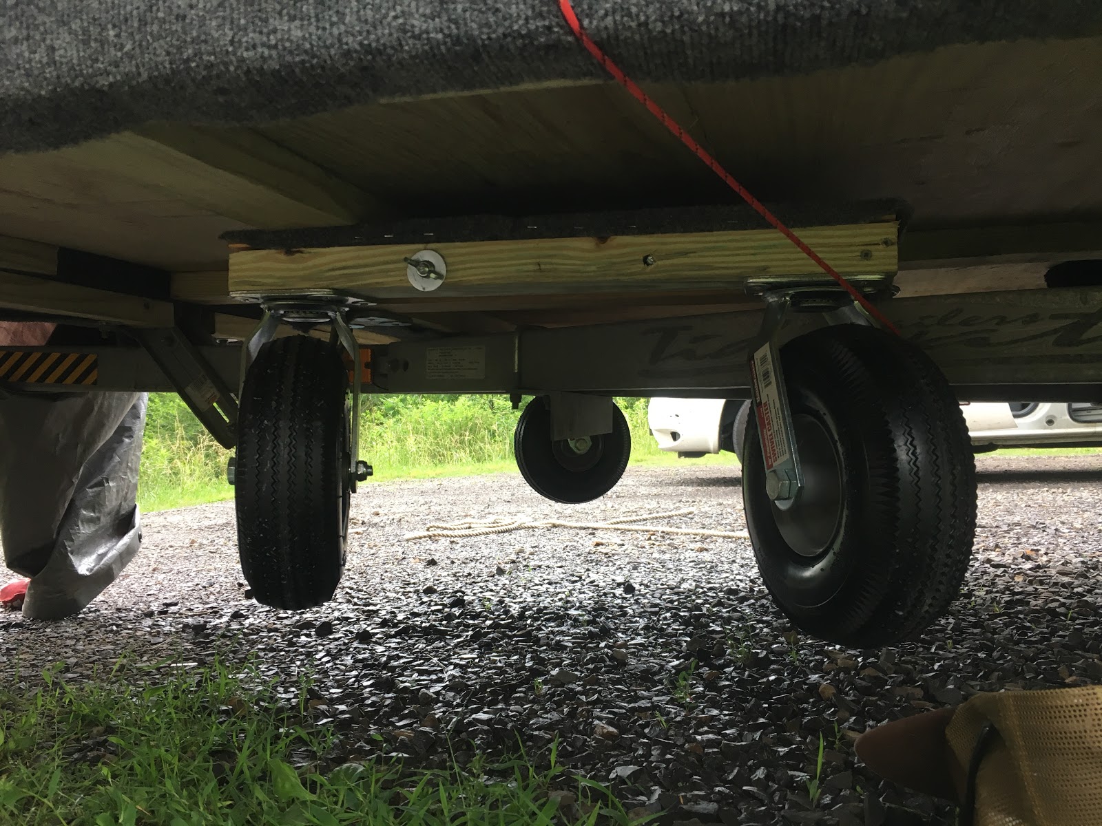 The Lady Grey Fly Fishing : Custom Raft Trailer and Dolly.