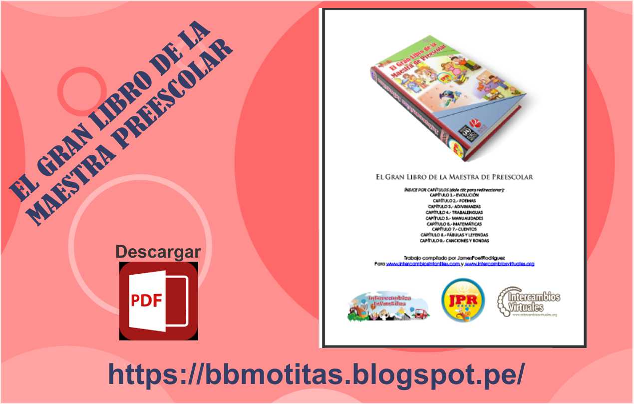 EL GRAN LIBRO DE LA MAESTRA DE INICIAL ~ MATERIALES EDUCATIVOS PARA ...