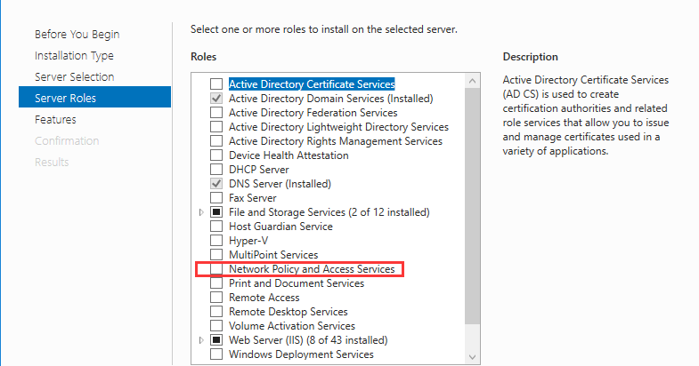 Window Server 2016 - Configuring Radius Server