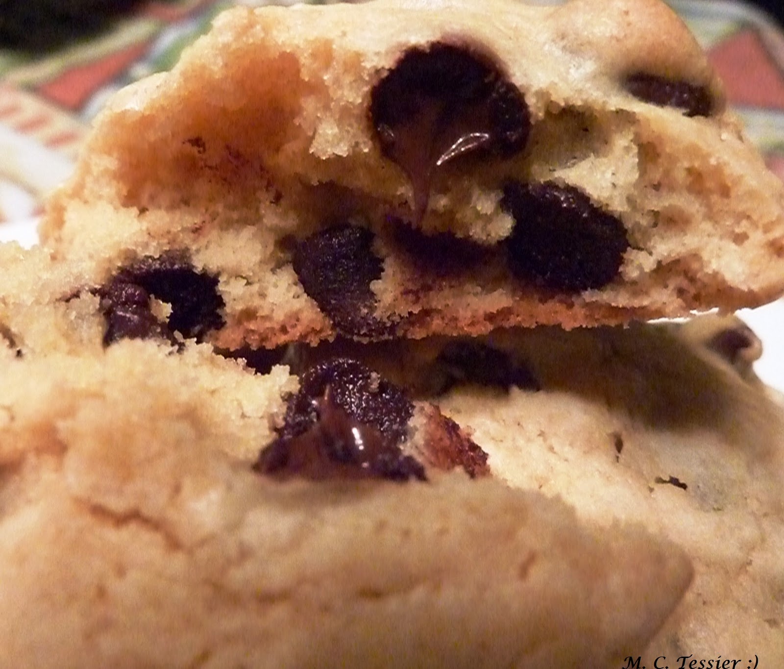 Recettes simples et faciles: Biscuits aux brisures de chocolat de Ricardo