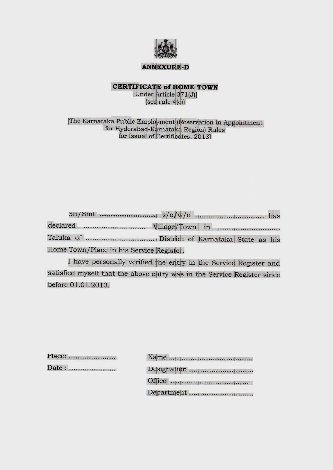 Karnataka government employee's News By VijayMK: 371 j Hyderabad ...