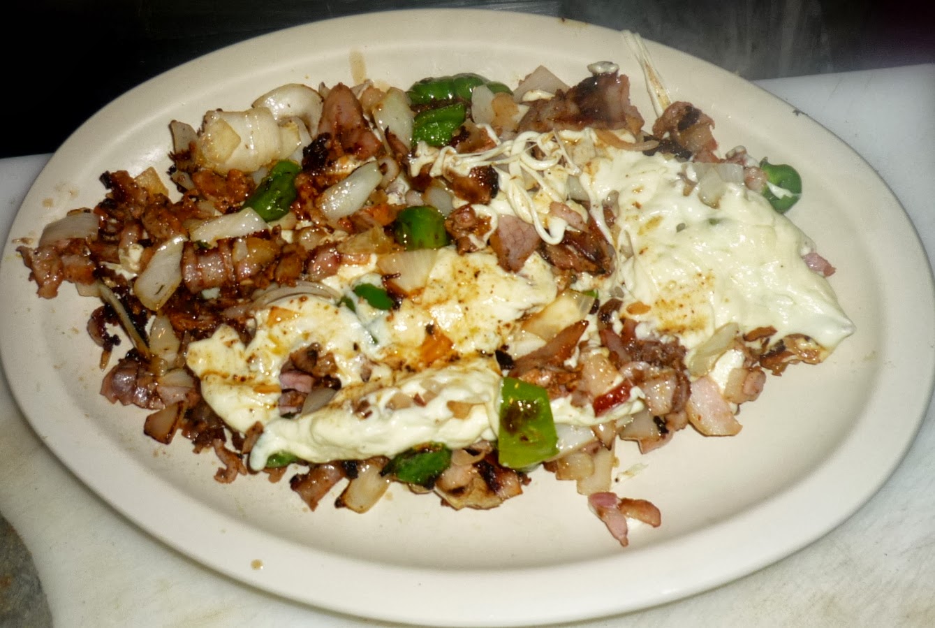 Recetas de cocina. Tacos estilo volcán