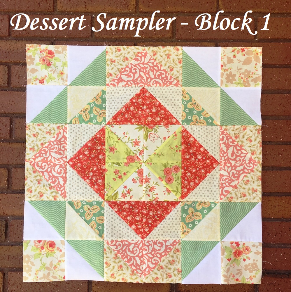 Happy Quilting: Dessert Sampler - Block 1