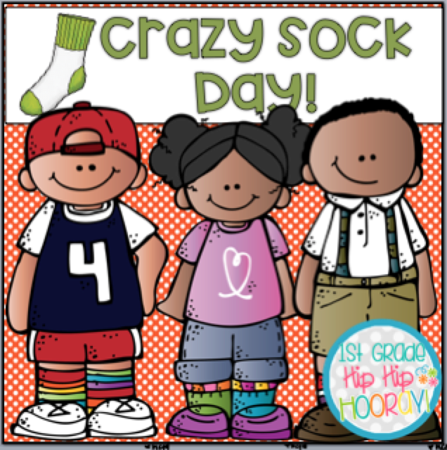 1st Grade Hip Hip Hooray!: Crazy Sock Day!