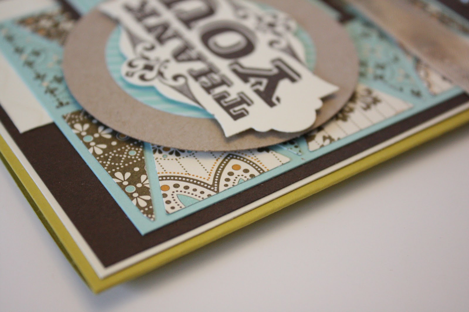 The Pursuit of Stampin'ess: Engraved Greetings Thank you card by ...