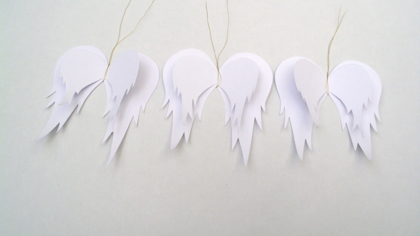 Handmade Paper-Heaven: angel paper wings gift tags / aripi de inger