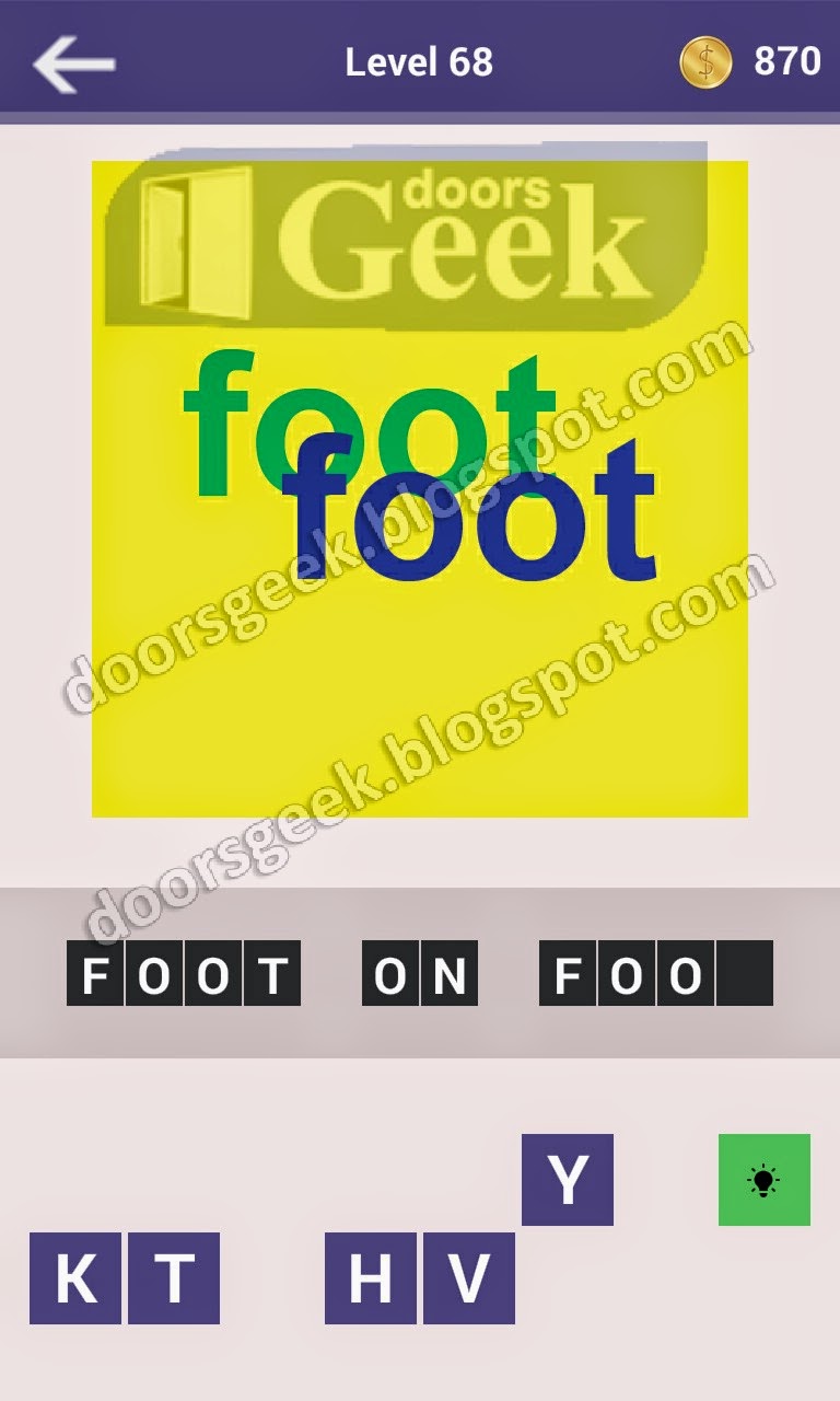 Fun Ways to Think - Phrases Level 68 ~ Doors Geek