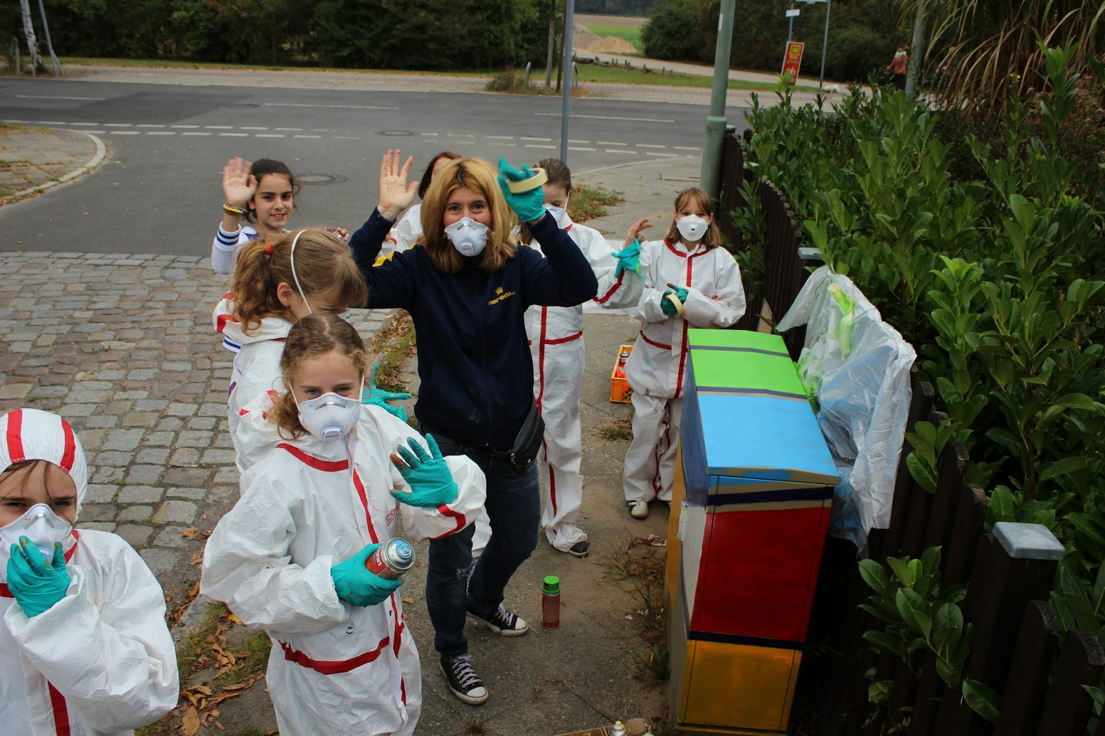 Stromkasten-Styling: Der Abschlusstag beim Stromkastenstyling-Projekt ...