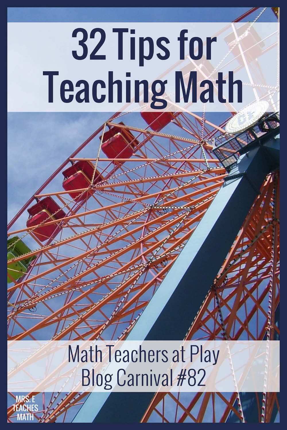 Math Teachers at Play #82 | Mrs. E Teaches Math