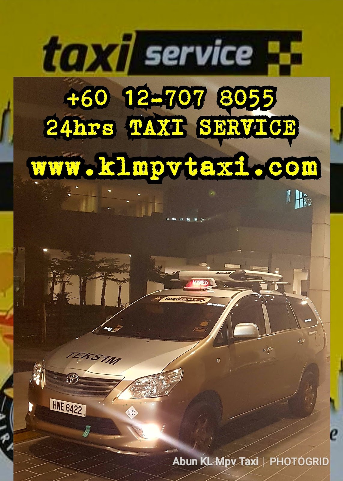 24 Hours Taxi Service - KL Mpv Taxi - Airportking : Airport Transfer ...