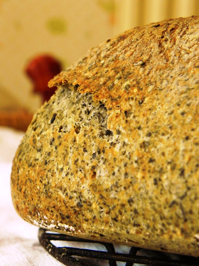 French Nyonya: Sesame,Spelt, Semolina and Sourdough Bread