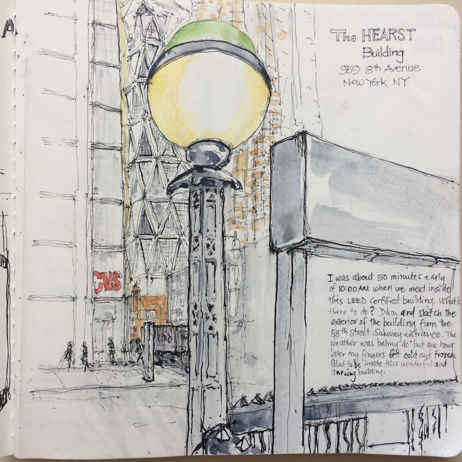 Sketches and Some : The Hearst Tower