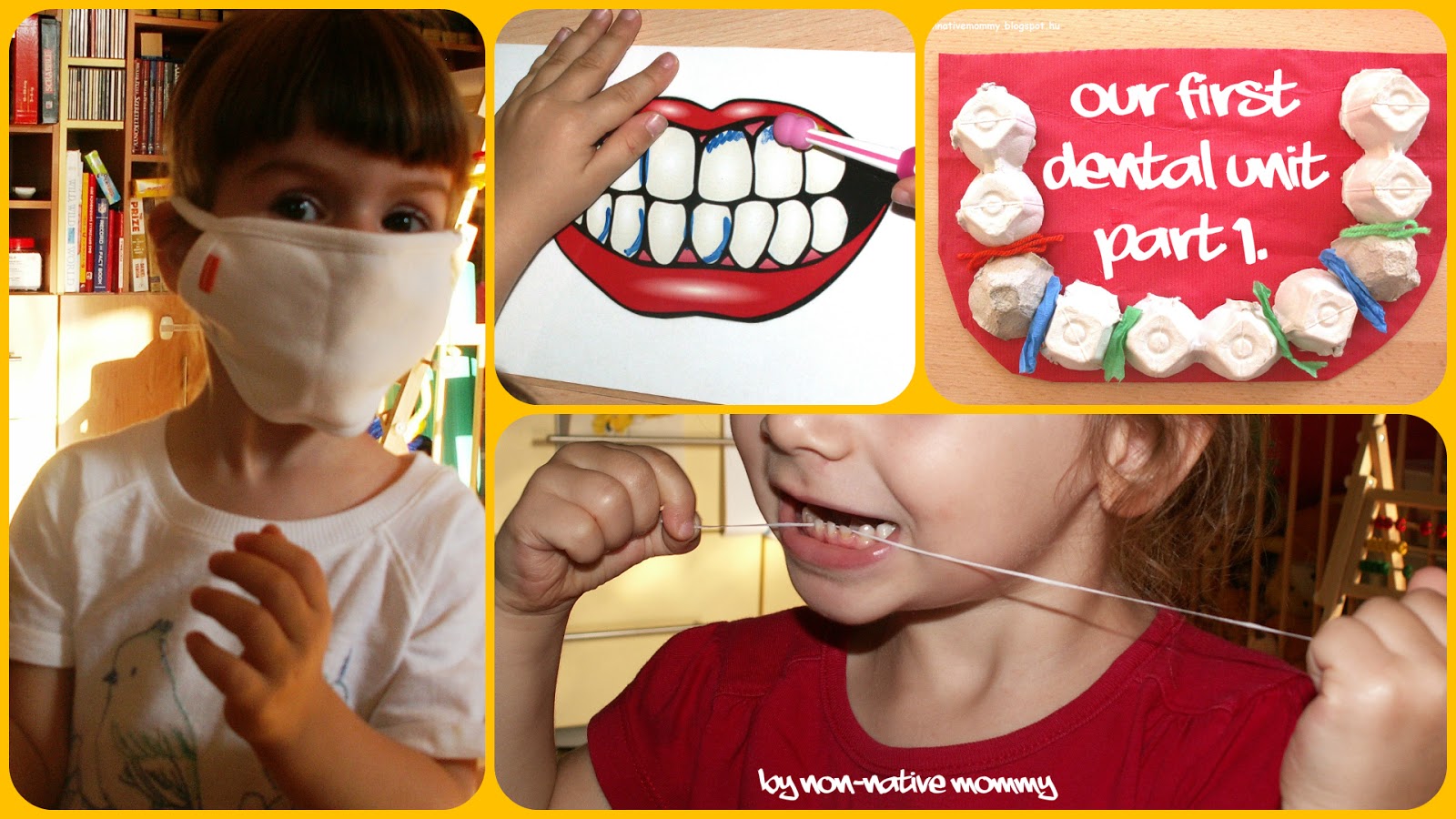 Our first dental project 2. with free printable – Non-native Mommy