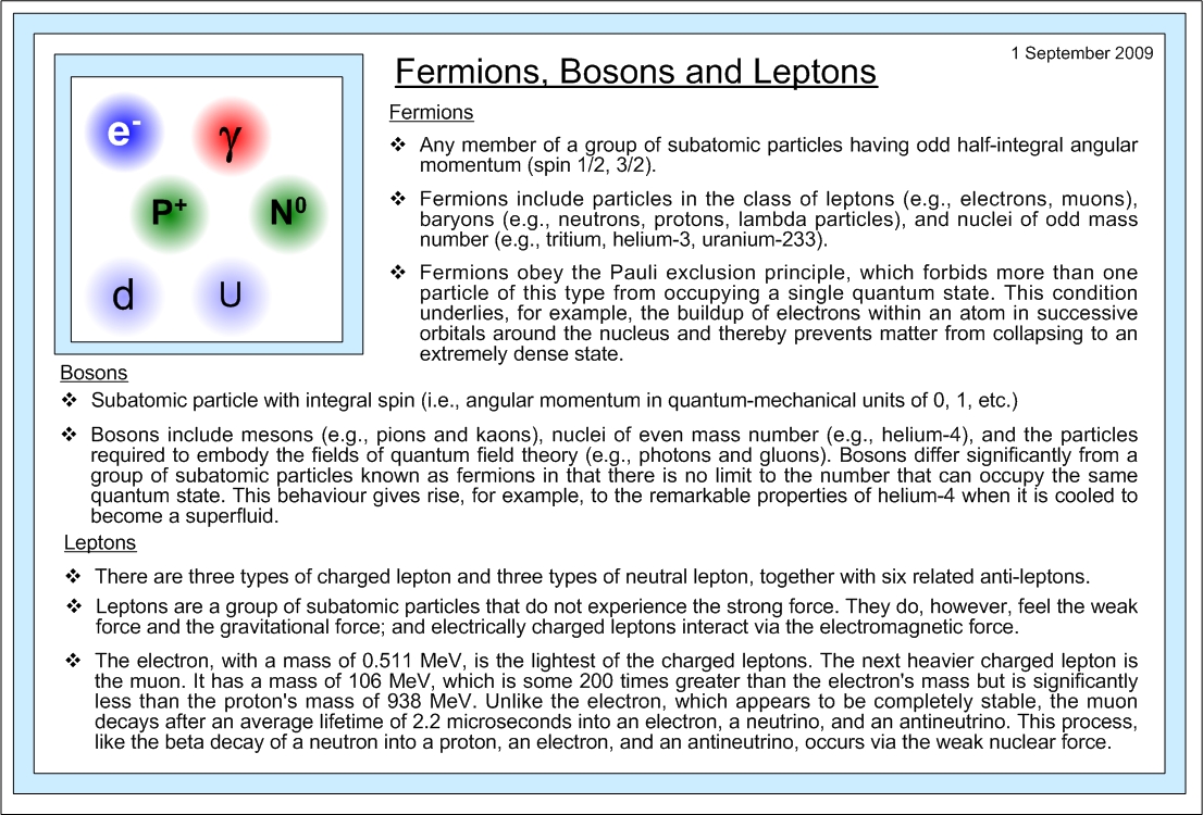 Quantum Theory Diagrams: Fundamental Particles