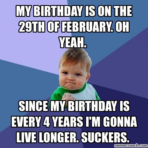 The Cool Science Dad: Rarity of February 29 Birthday?