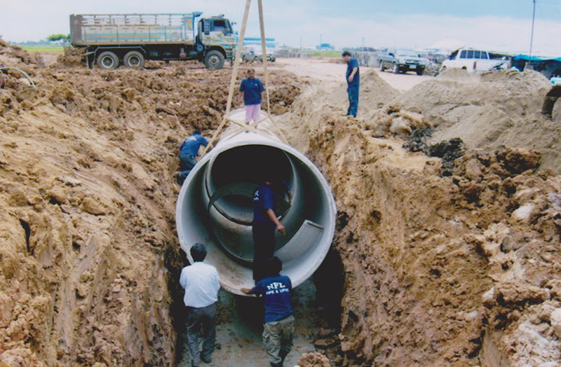 Tonggak Offshore: UPVC Spiral Pipe - Suitable for sewage and drainage ...