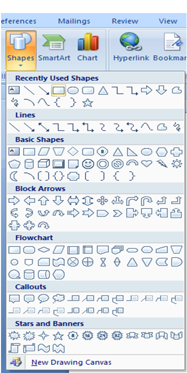 MS Office2007 [Shapes]