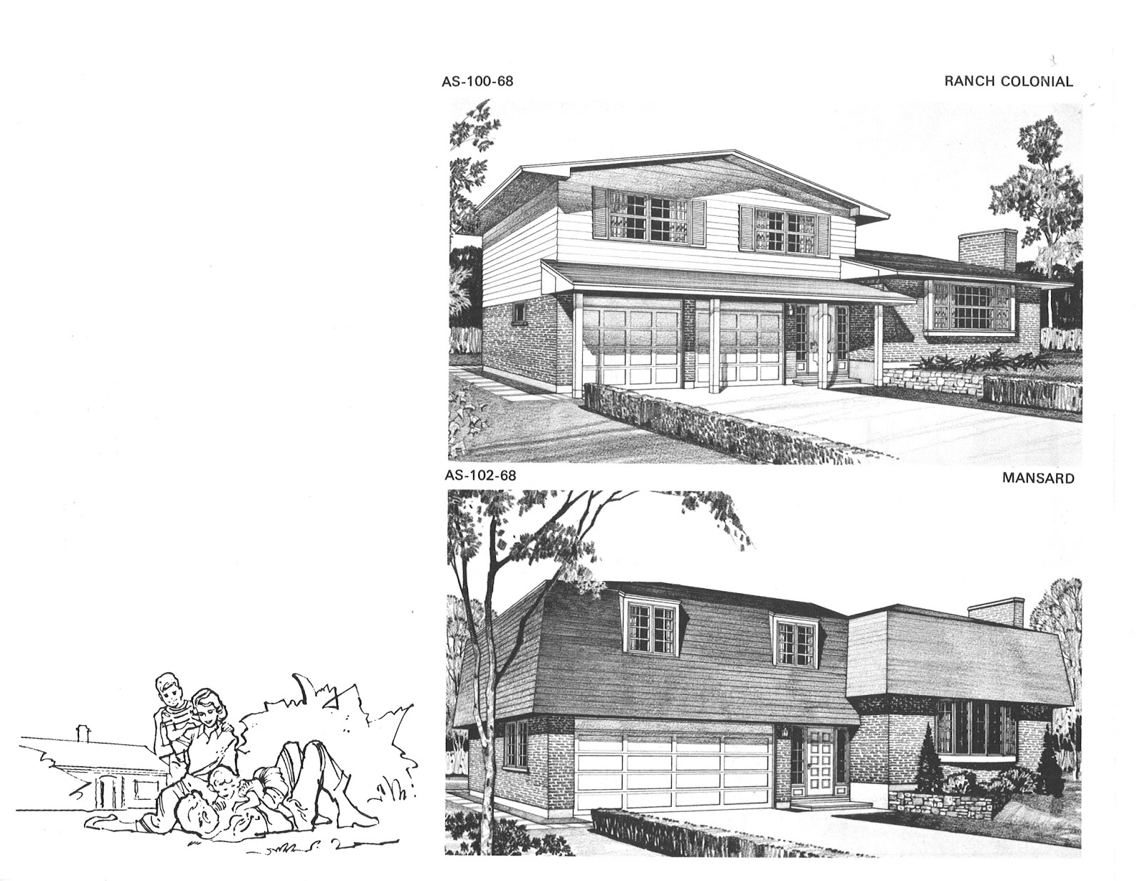 Anatomy of a Plan - Campeau's Sprawling Side-Split Designs