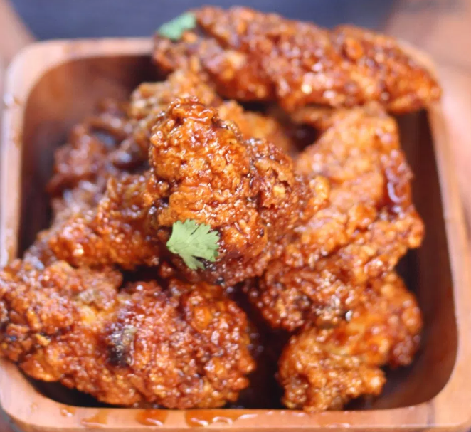 Sticky Crispy Garlic Chicken Wings - the recipes