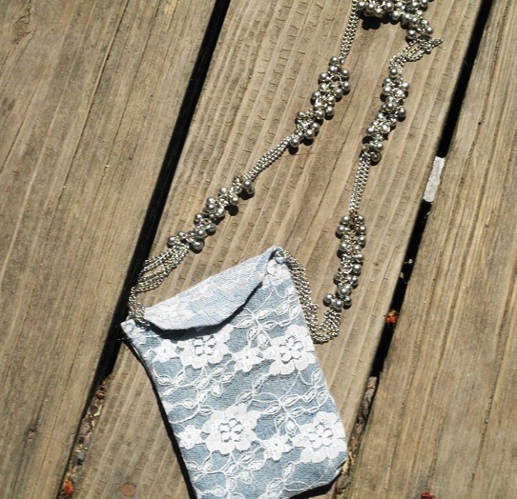 The Lachman Collection: DIY Denim and Lace Cell Phone Case for Mother's Day