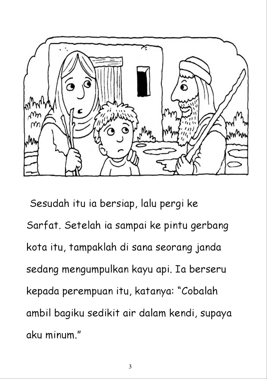 CERITA NABI ELIA(2)-ELIA dan JANDA dI SARFAT
