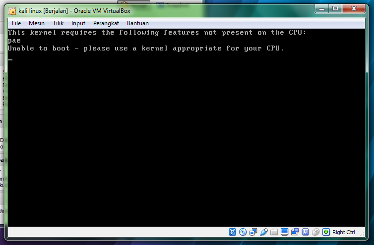 Mengatasi Kali Linux Unable To Boot di Virtualbox - Thobib Lab