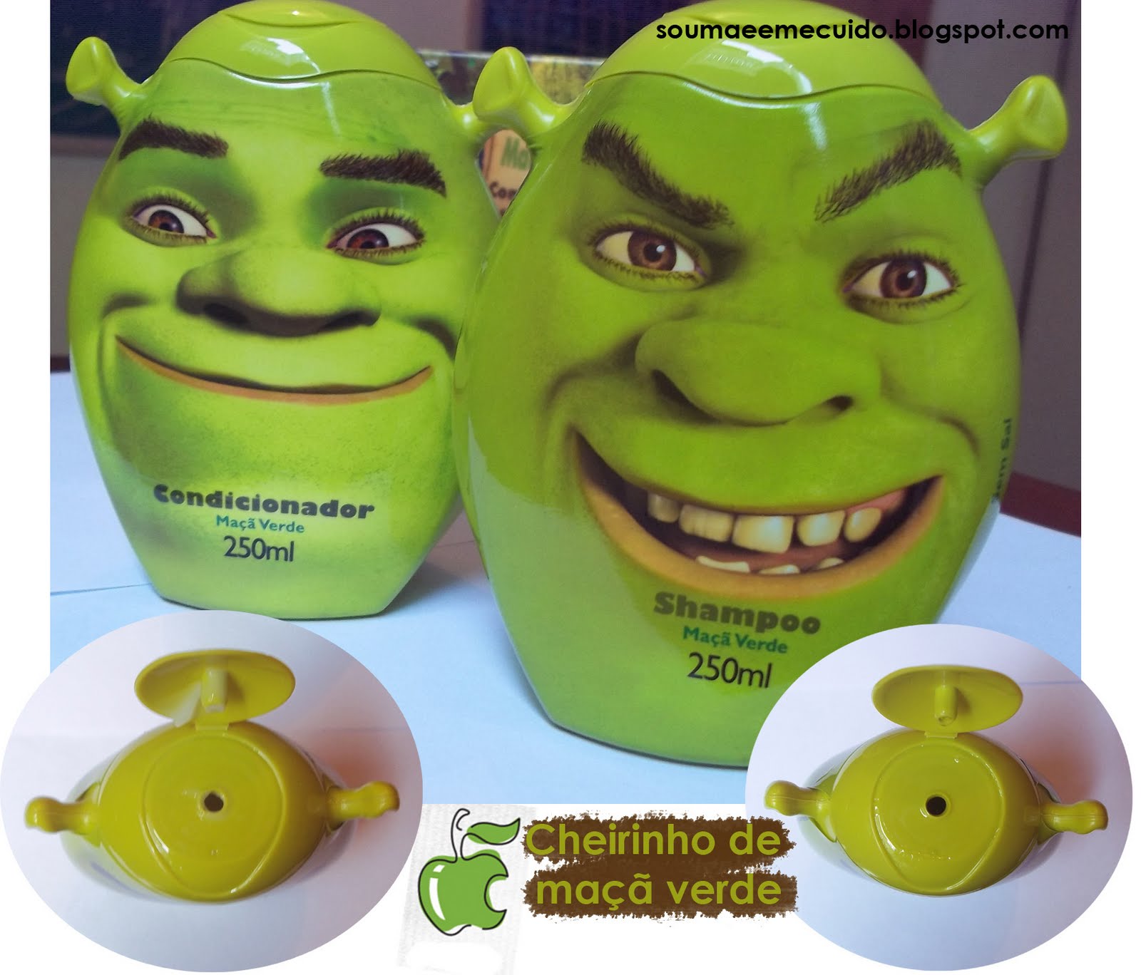 Sou Mãe e me cuido!: Shampoo e Condicionador Shrek