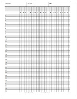 I find it easiest to nab one of those beautiful teacher gradebooks to ...