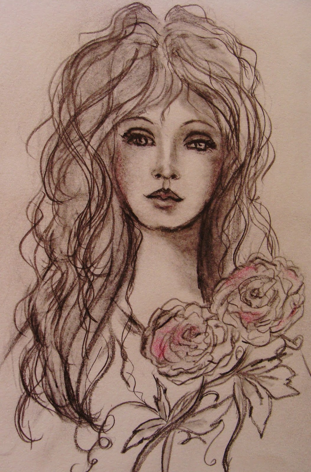 My Art Journal: Journal Girls Sketches and Paintings