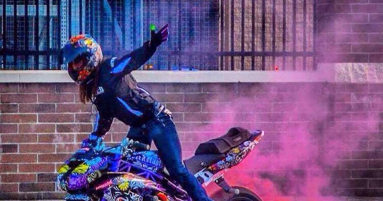 Mercenary Garage : Christina Billings Rainbow Burnout