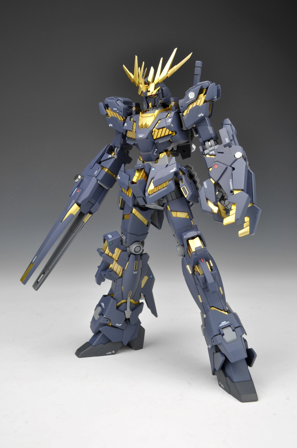 GUNDAM GUY: HG 1/144 Unicorn Gundam 02 Banshee [Destroy Mode] - Painted ...