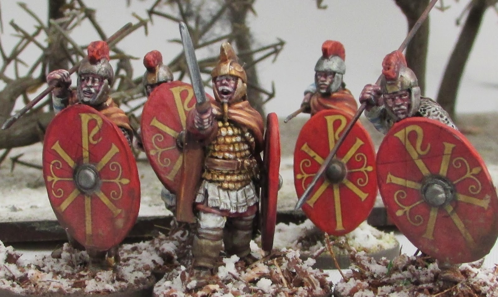 Volley Fire Painting : Footsore Miniatures 28mm Late Roman Elite ...