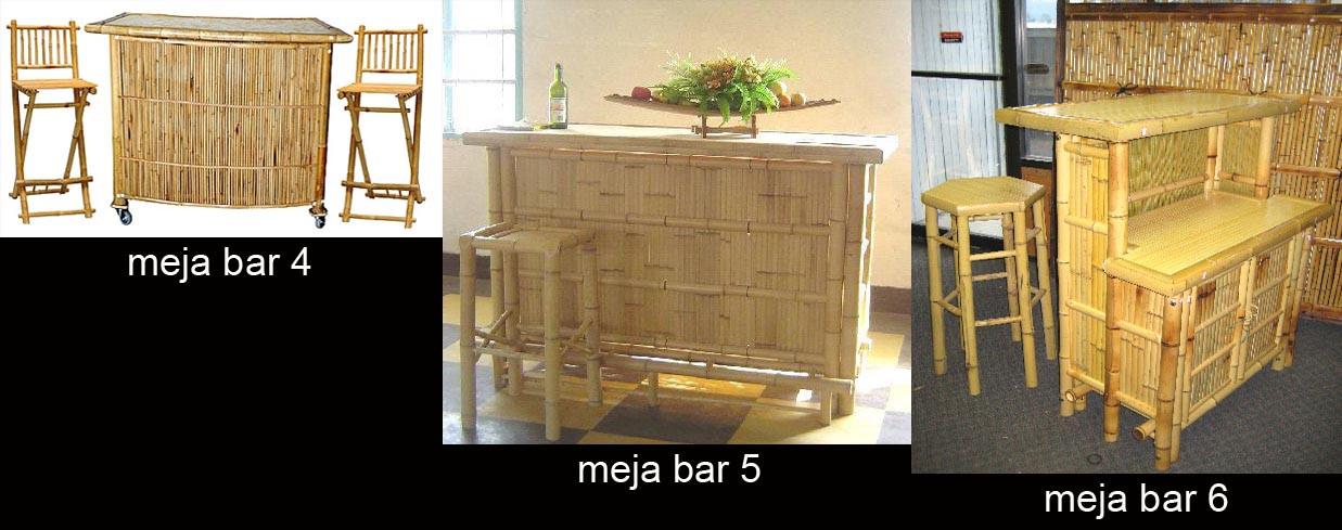 Taman Bambu Nusantara: Aneka Model Furnitur dari Bambu