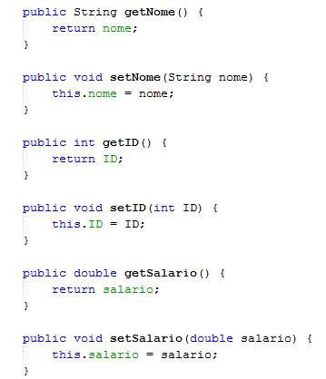 Criar métodos Set e Get automaticamente no NetBeans - Evertec ...