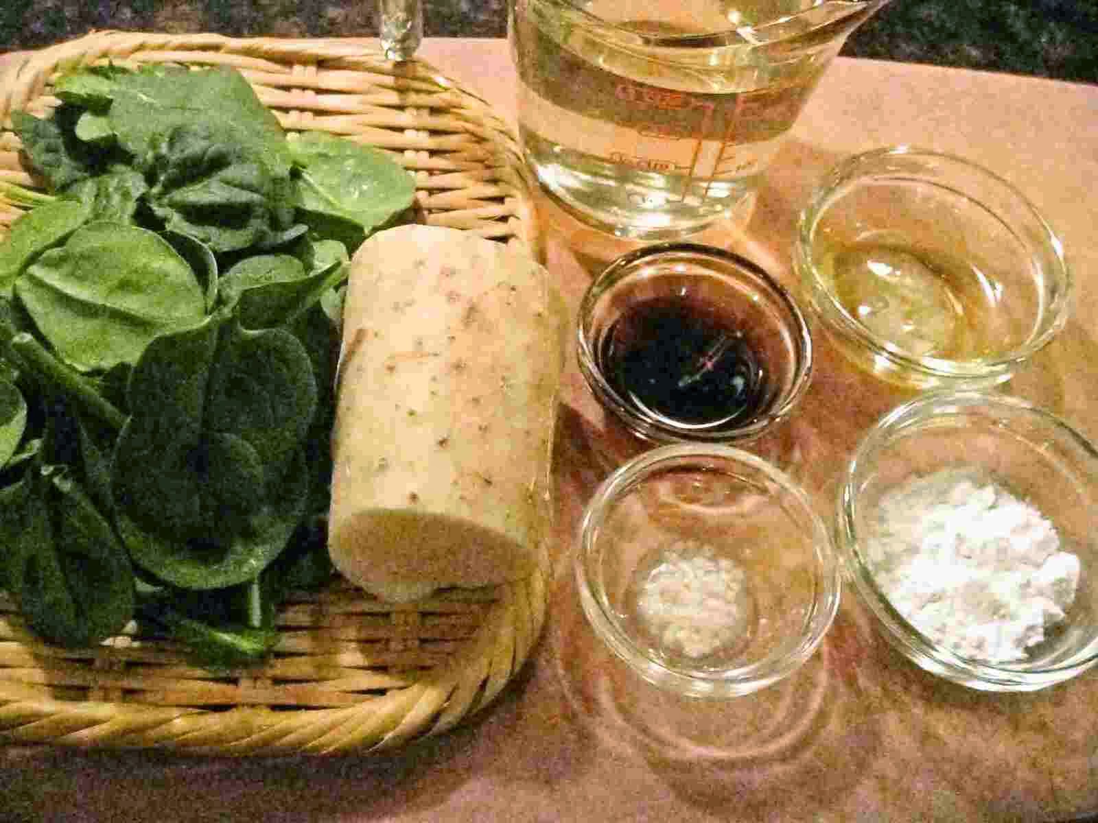 Recipes for Tom: Nagaimo-dango to horenso no osumashi / clear soup with ...