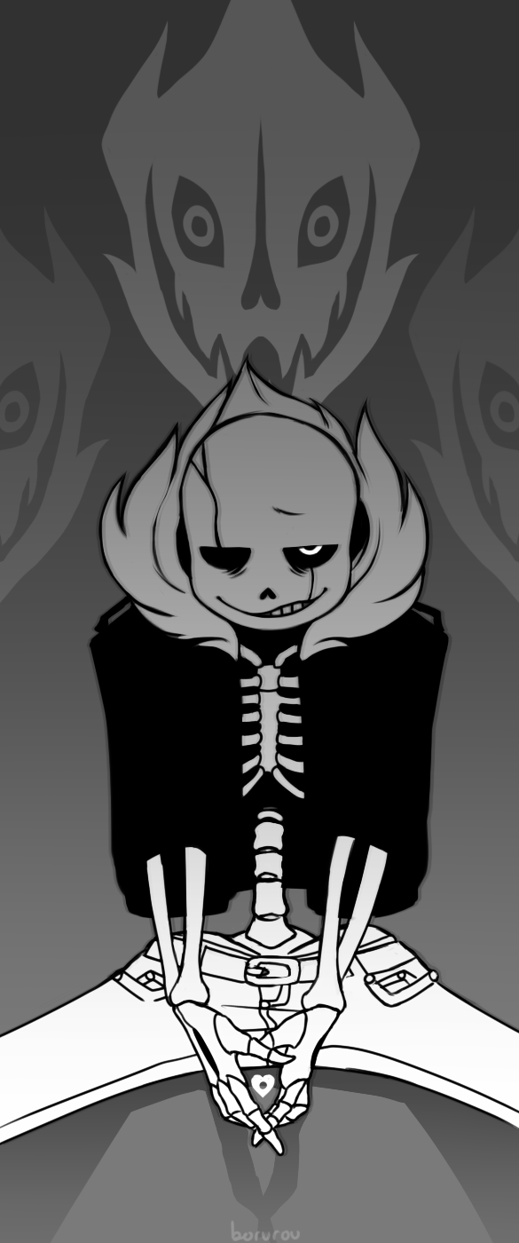 Undertale: AU - Underpatch / Gaster!Sans / Gaster!Papyrus ~ Handlarz Iluzji