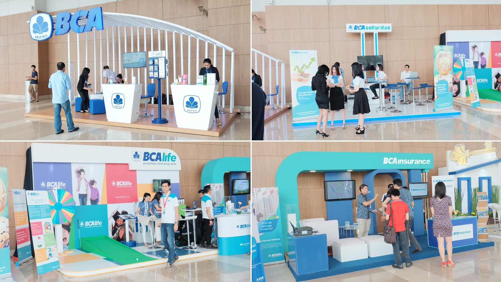 Pembuatan Desain dan Produksi Booth BCA Insurance, Jakarta
